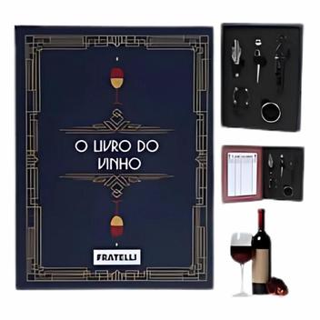 Kit Vinho Premium 5 Peças Presenteie com Elegância e Conserve Seu Vinho ...