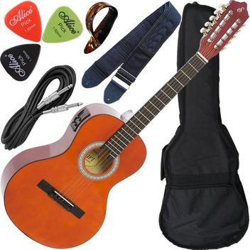 Kit Viola Caipíra Giannini Vs14 Eq Eletroacústico Natural - Violino e ...