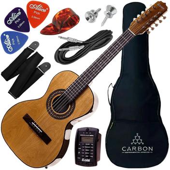 Kit Viola Rozini Caipira Elétrica Cinturada Rv154.At.N.I - Viola ...