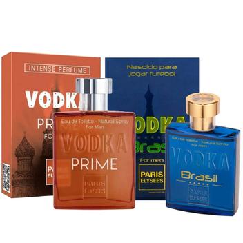 Kit Vodka Prime e Vodka Brasil Azul - Paris Elysees - Bebidas ...