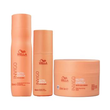 Kit Wella Pro Invigo Enrich Sh 250ml e Masc 150ml e Lv 150ml - Wella ...