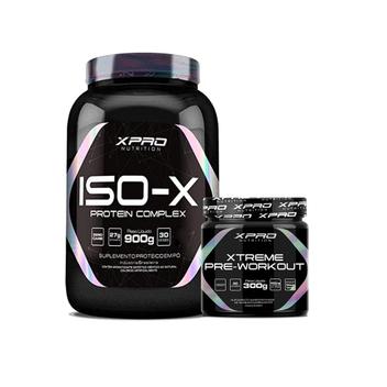 Kit Whey Iso-X Protein 900g + Xtreme Pré-workout 300g - Xpro Nutrition ...