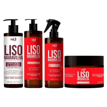 Kit Widi Care Liso Maravilha Sh Cond Masc Fluido Anti Frizz - Kit de ...
