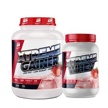 Kit Xtreme Hiper Calórico Gainer 3Kg + Whey Protein 900g - Bio Sport ...