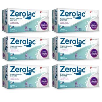 Kit Zerolac 10.000 FCC ALU Com 6 Unidades De 30 Cápsulas Cada - UNIAO ...