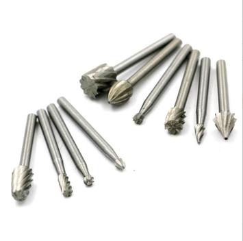 Kit10 Fresas Brocas Entalhe Madeira Micro Retifica Dremel - Fox Tools ...