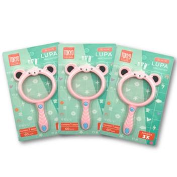 Kits 5 à 25 Lupa Infantil Urso Colorida 60mm Lente de Aumento - Festas ...