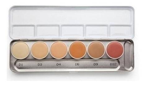 Kryolan Corretivo Dermacolor Paleta H 6 Cores Original - Corretivo ...