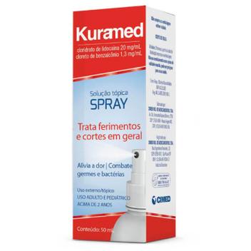 Kuramed Spray Antisséptico Para Curativos com 50ml - Cimed - Acessórios ...