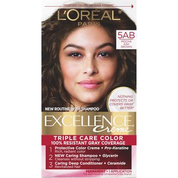 L'Oréal Paris Excellence Creme 5AB - Mocha Ashe Brown - Tinta de Cabelo ...