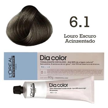 L'Oréal Professionnel Dia Color 6.1 Louro Escuro Acinzentado ...