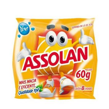 La de Aco Ype Assolan 45g 8un - Palha de Aço - Magazine Luiza