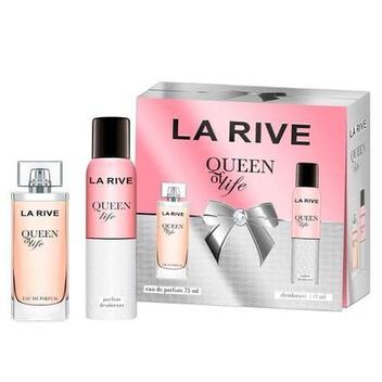 La rive kit queen of life perfume fem edp 75 ml e desodorante 150 ml ...