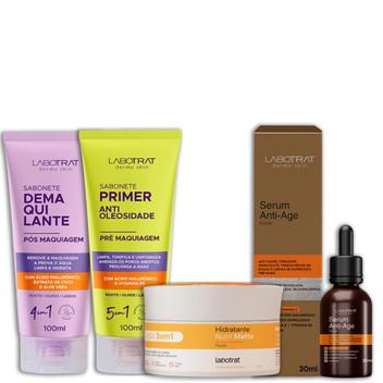Labotrat Sab Pré Make 100ml + Sab Pós Make 100ml + Hidra Nutri Matte ...