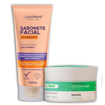 Labotrat Sab Vitamina C 100g + Hidra Oil Control Gel 5 em 1 100g ...