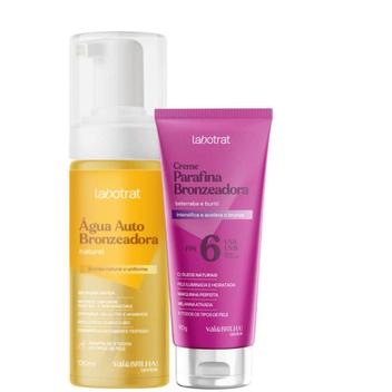 Labotrat Vai & Brilha Água Auto Natural 130ml + Parafina Bronzeadora ...
