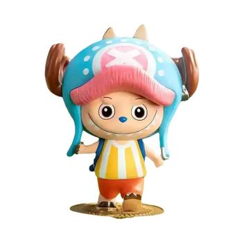Labubu One Piece Blind Box Popmart Monstros Exquisito Modelo De Mesa De ...