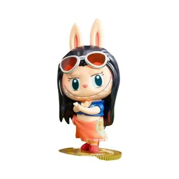 Labubu One Piece Blind Box Popmart Monstros Exquisito Modelo De Mesa De ...