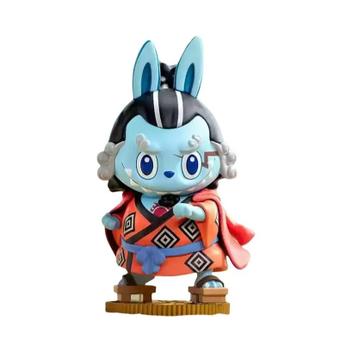 Labubu One Piece Blind Box Popmart Monstros Exquisito Modelo De Mesa De ...