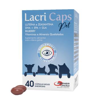 Lacri Caps Pet (40 cápsulas) - Agener União - Ômega 3 para Pet ...