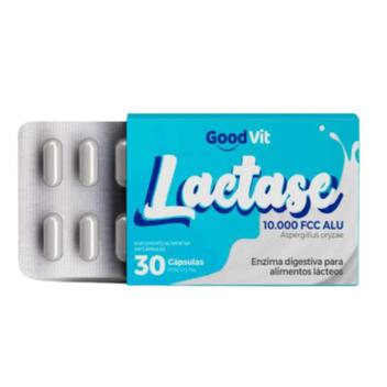 Lactase 10.000fcc 30 Capsulas Enzima Lactase Lactose - Good Vit ...