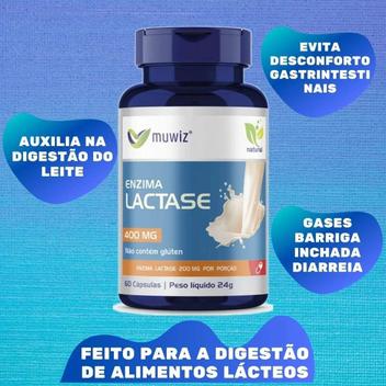 Lactase 400mg 60caps Muwiz - Lactase - Magazine Luiza