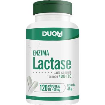 Lactase (Enzima) - 120 Cápsulas 400mg - Duom - Lactase - Magazine Luiza