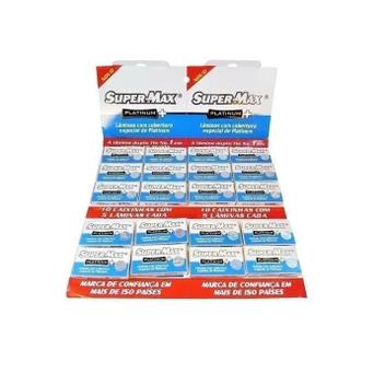 Lâmina De Barbear Super Max Platinum Cartela 100 Unidades - Supermax ...
