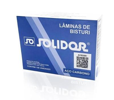 Lâmina De Bisturi Nº 15 - 100 Unidades - Solidor - Bisturi - Magazine Luiza