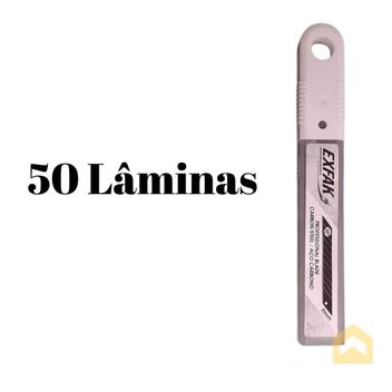 Lâminas 30 Graus Black Aço Carbono Mais Resistente 9mm 50pçs - EXFAK ...