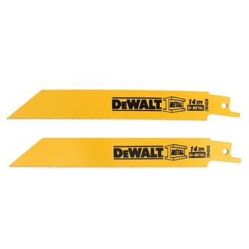 Lâminas de Serra Recíproca DEWALT DW4808-2 - 14 TPI, 6 Polegadas (2 ...