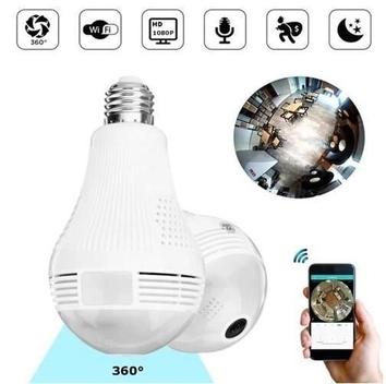 Lampada Com Camera De Seguranca 360 Lehmox - Lâmpada Câmera - Magazine ...