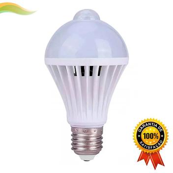 Lâmpada com Sensor de Movimento Led Bivolt Branco Frio 12w - Dylan ...