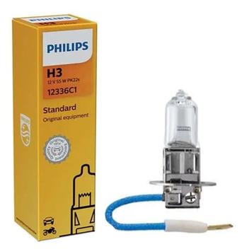 Lâmpada Comum 12v H3 55w Philips 12336 30%+ Luminosidade - Lâmpada para ...