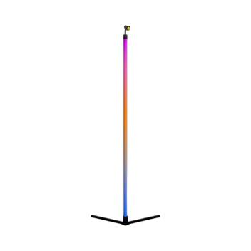 Lâmpada De Chão De Canto LED RGB Inteligente App Controle Remoto 16 ...