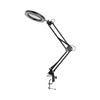 Lâmpada De Lupa LED 5X Ampliação Com Luz 3 Modos De Cor Stepless ...