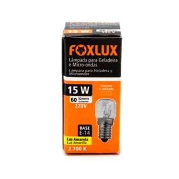 Lampada E-14 Geladeira/Microondas 15W 220V Famastil - Foxlux - Lâmpada ...
