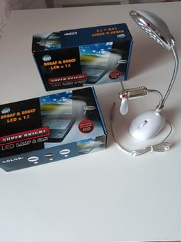 Lâmpada e ventilador Led para notebook - Banca - Luminária para ...