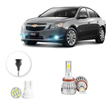 Lampada Farol Milha Led Chevrolet Cruze 2011 2016 20000lm - V10 ...