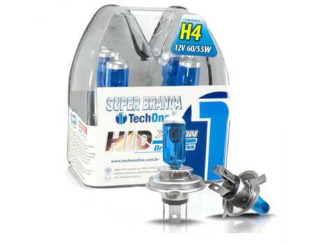 Lâmpada H4 Super Branca 8500k Tech One - Techone - Lâmpada - Magazine Luiza