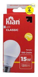 Lampada kian led unidade 9w/12w/15w/30w - Lâmpada de LED - Magazine Luiza