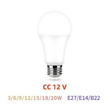 Lâmpada LED 12V E27 3W-15W Lâmpadas Solares De Baixa Tensão DC Para ...