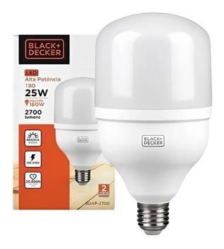 Lâmpada Led 50W Bulbo Biv 6500K (Branca) - Black+Decker - Black-decker - Lâmpada - Magazine Luiza