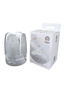 Lâmpada Led 60w Dobrável Pétalas Ajustável Luz Branca Bivolt - Oásis Market - Lâmpada de LED ...