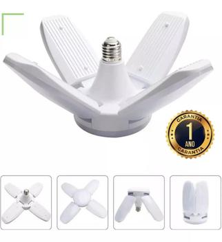 Lâmpada Led 60w Ilumina muito - Pétalas Dobrável Ajustável Elice Branco Frio - SHOP ALTERNATIVO ...