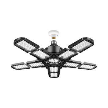 Lâmpada LED Ajustável Para Garagem 3/5/10/12 Painéis E26/E27 Lâmpada De ...