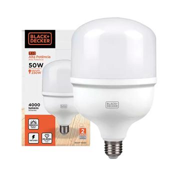Lampada LED Alta Potencia ECO T120 50W 6500K 100-240V - BLACK DECKER - Lâmpada de LED - Magazine ...