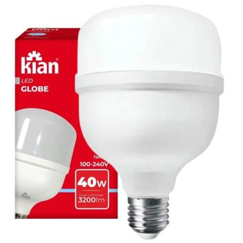 Lâmpada Led Bulbo 40W Forte Potente Branco Frio 6500k Bivolt Super ...