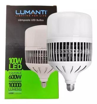 Lâmpada Led Bulbo Alta Potência 100w 6500k Bivolt - Lumanti - Lâmpada ...