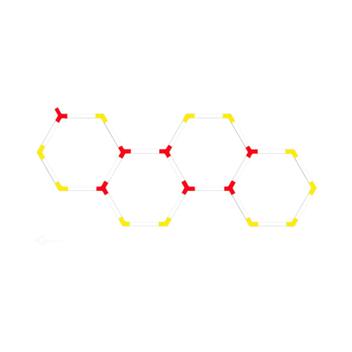 Lâmpada LED Hexagonal De Favo De Mel Ultrabrilhante De 440 Mm 6500K ...